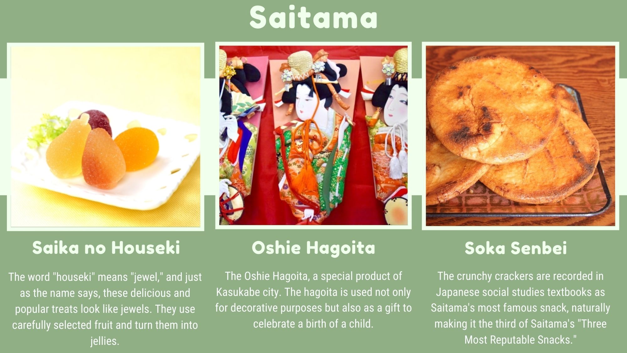 Omiyage Map – Saitama – Hanatour Japan World